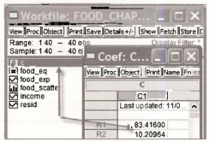 The Simple Linear Regression Model by using EViews – HKT Consultant