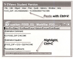 The Simple Linear Regression Model by using EViews – HKT Consultant