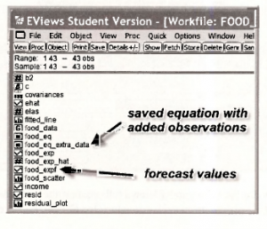 The Simple Linear Regression Model by using EViews – HKT Consultant