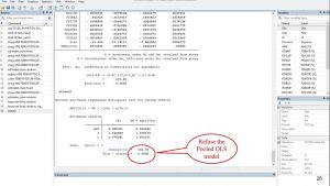 Choosing Fixed-Effects, Random-Effects or Pooled OLS Models in Panel Data Analysis using Stata ...