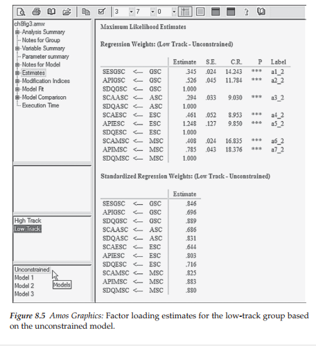 Application 6 Testing Invariance Of Latent Mean Structures First