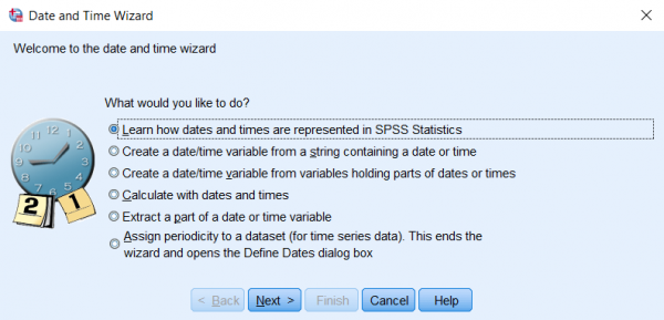 Spss Tutorials Date Time Variables In Spss Hkt Consultant